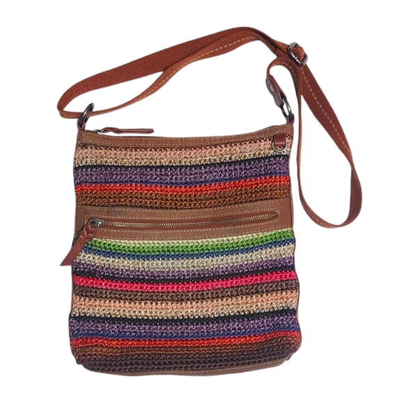 The Sak | Bags | The Sak Colorful Striped Knit Crochet Adjustable ...